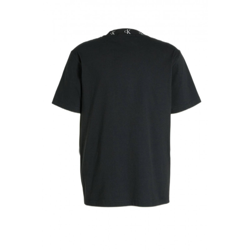 Camiseta CALVIN KLEIN Negra Borde con Logos - Guanxe Atlantic Marketplace