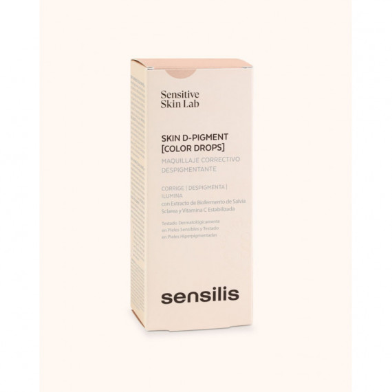 SENSILIS Skin D-pigment Color Drops Maquillaje Correctivo Despigmentant 30 Ml Color 02 Sand ...