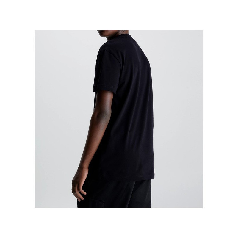 Camiseta CALVIN KLEIN Básica Negra Logo Etiqueta - Guanxe Atlantic Marketplace