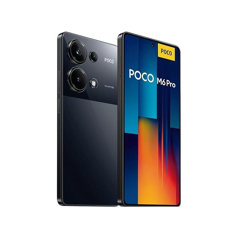 Teléfono Móvil Poco M6 Pro 8RAM 256GB Negro XIAOMI - Guanxe Atlantic Marketplace