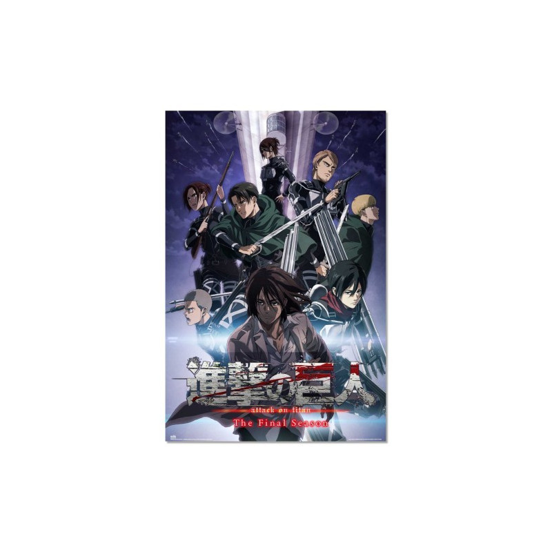 Poster Ataque a los Titanes Shingeki No Kyojin Temporada Final (GPE5833 ...