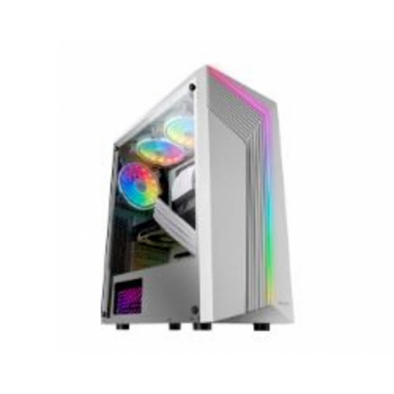 Caja Mars Gaming MCX7W ARGB ATX mATX Mini-ITX Blanca - Guanxe Atlantic ...