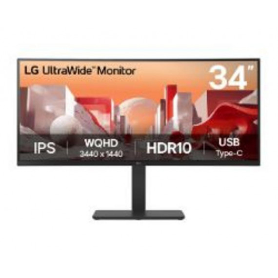 Monitor LG 34" Ultrawide IPS Wqhd 60HZ Curvo (34BA75QE-B) - Guanxe ...