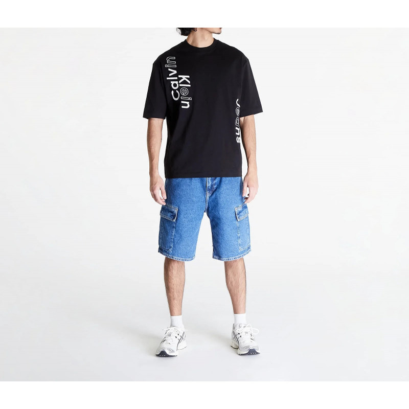 Camiseta CALVIN KLEIN Negra Logo - Guanxe Atlantic Marketplace