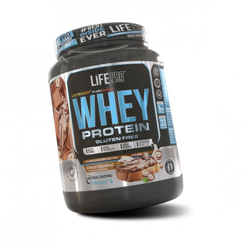 LIFE PRO Whey Protein 1 Kg | Choco Avellana - Guanxe Atlantic Marketplace